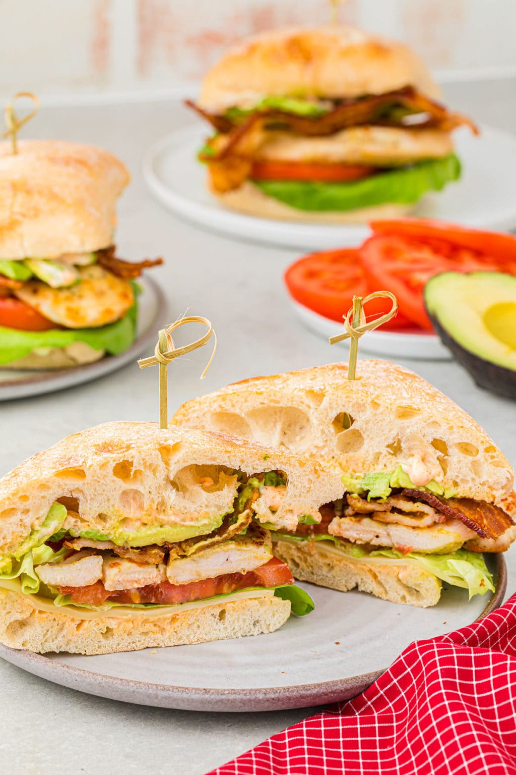 California Chicken Club Sandwich - TidyMom®