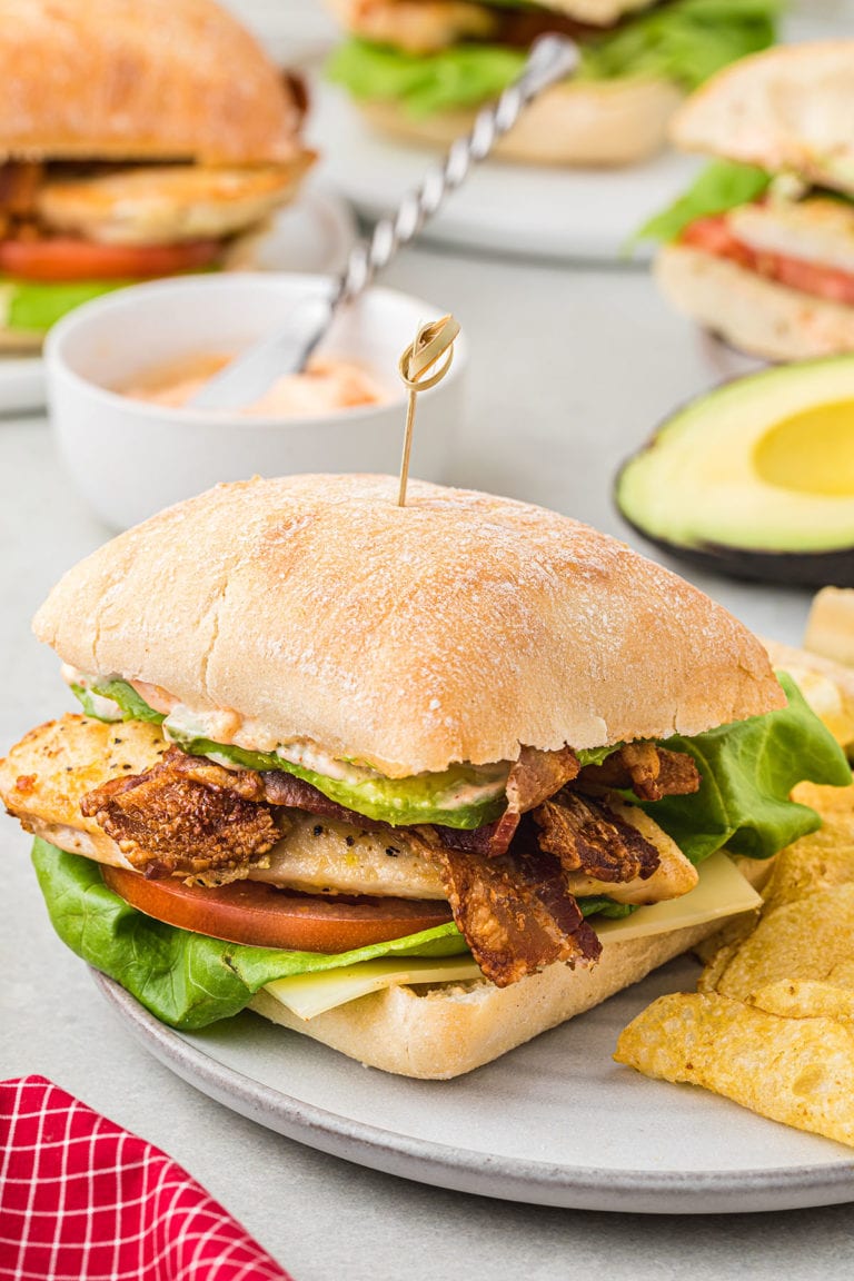 California Chicken Club Sandwich - TidyMom®