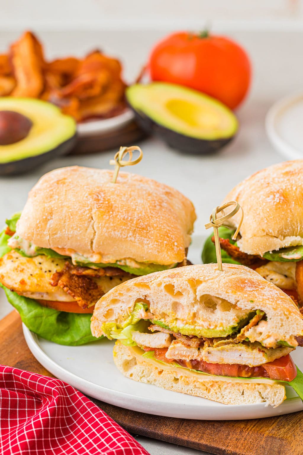 California Chicken Club Sandwich - TidyMom®