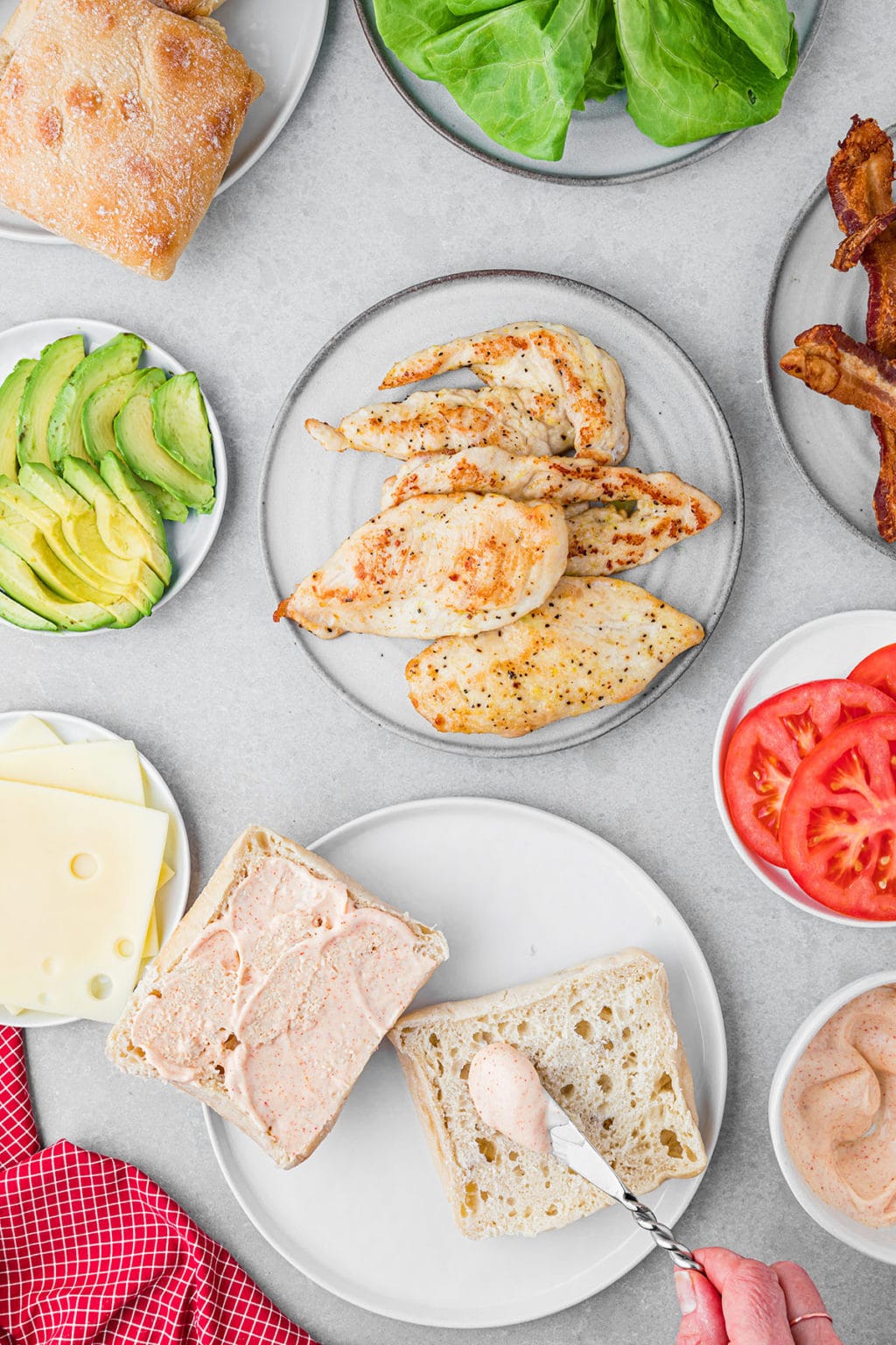 California Chicken Club Sandwich - TidyMom®