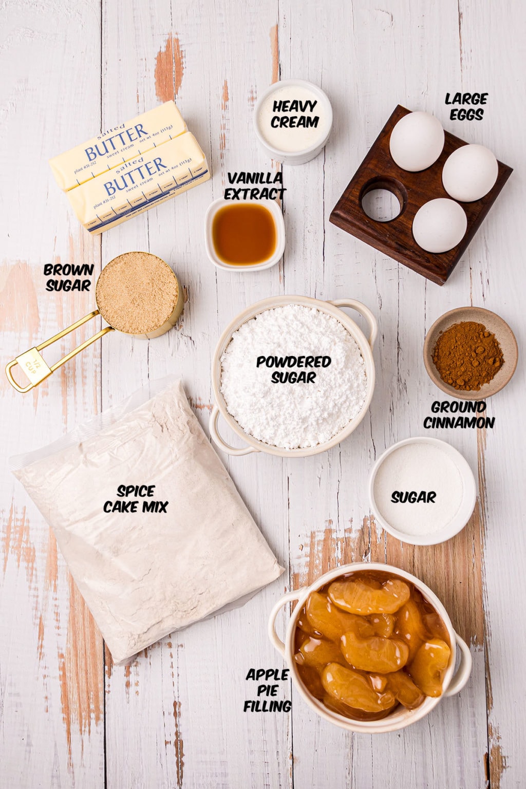 Easy Apple Cake Recipe Using Spice Cake Mix - TidyMom®