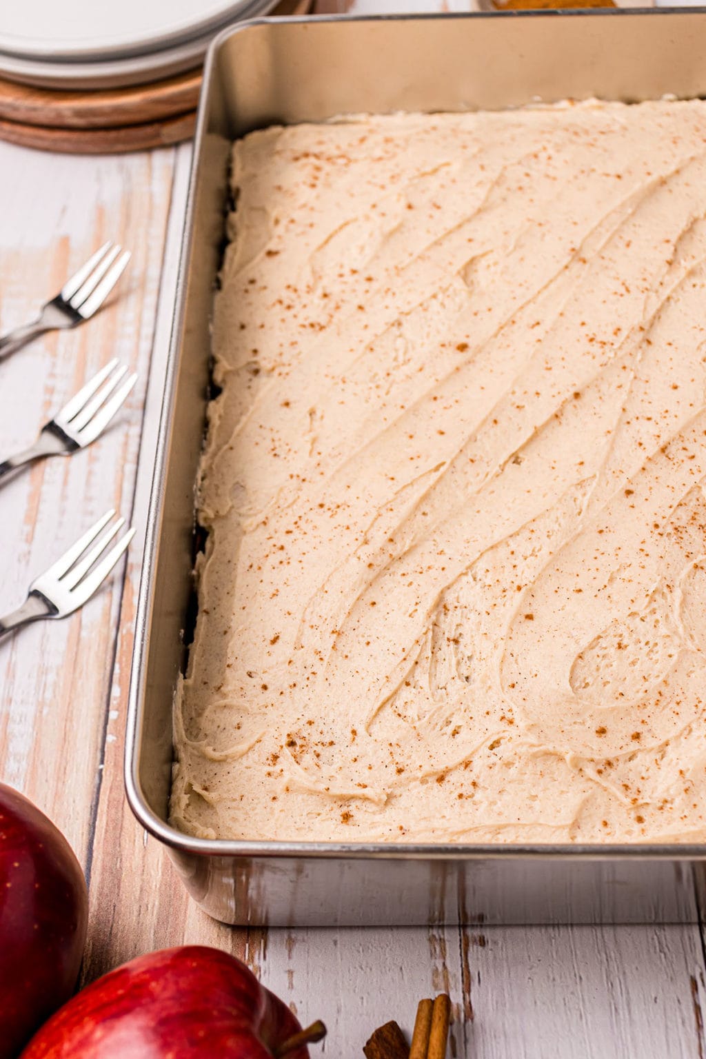 Easy Apple Cake Recipe Using Spice Cake Mix - TidyMom®