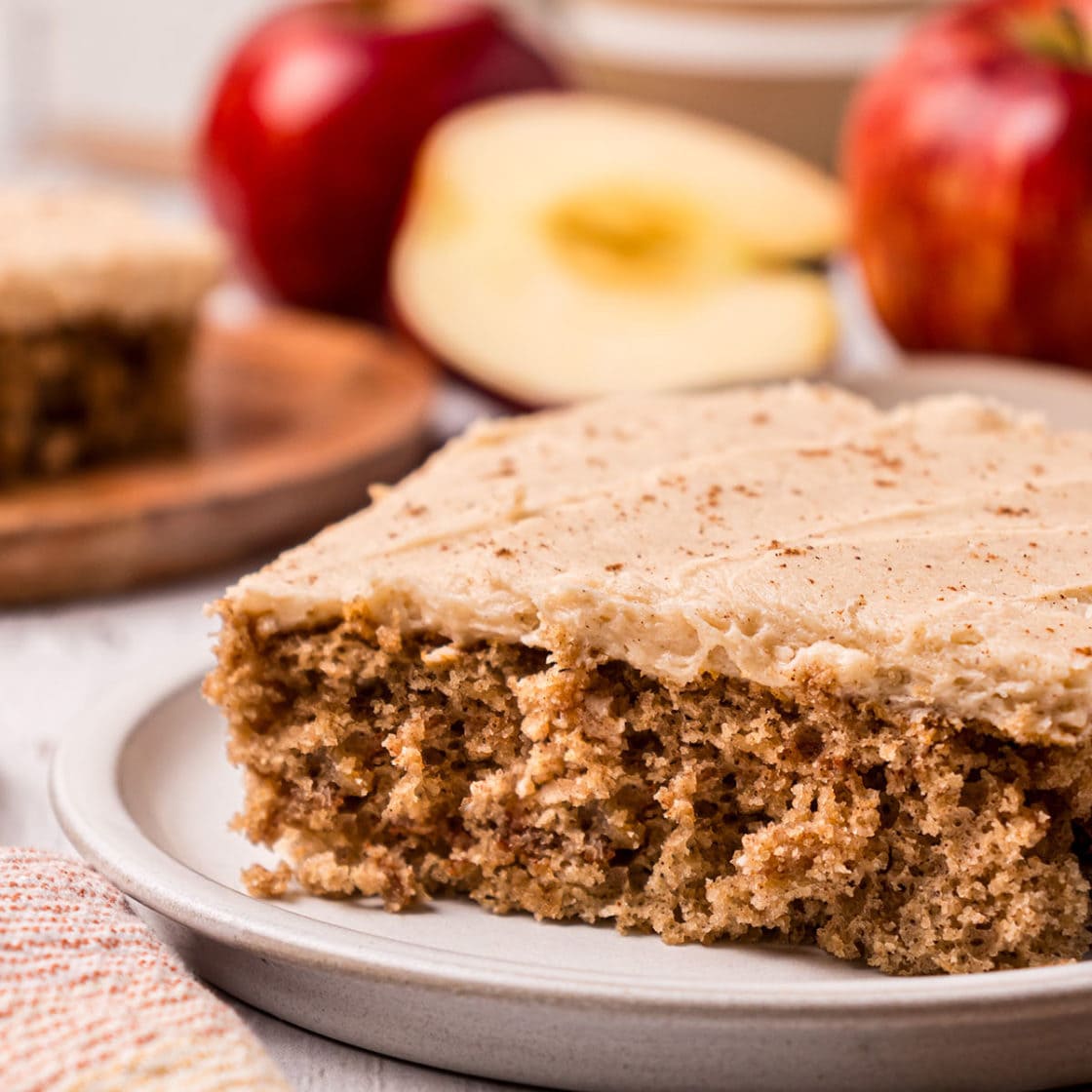 Easy Apple Cake Recipe Using Spice Cake Mix - TidyMom®