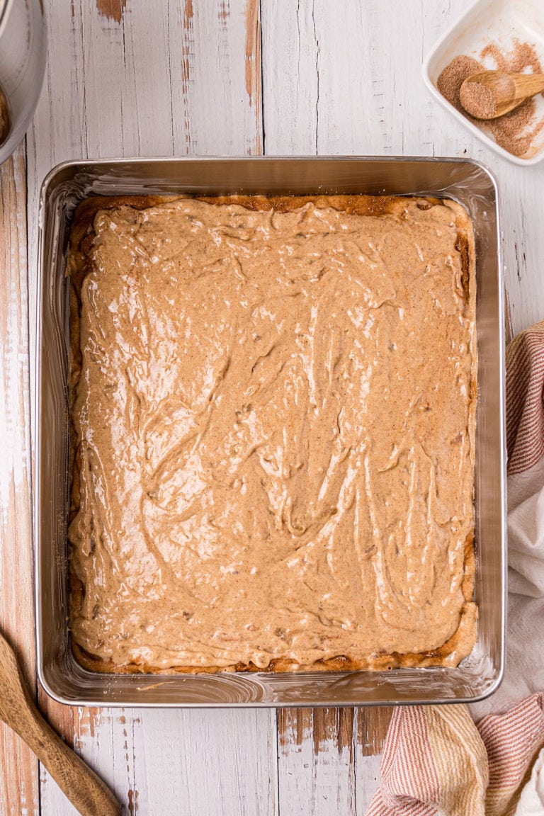 Easy Apple Cake Recipe Using Spice Cake Mix - TidyMom®