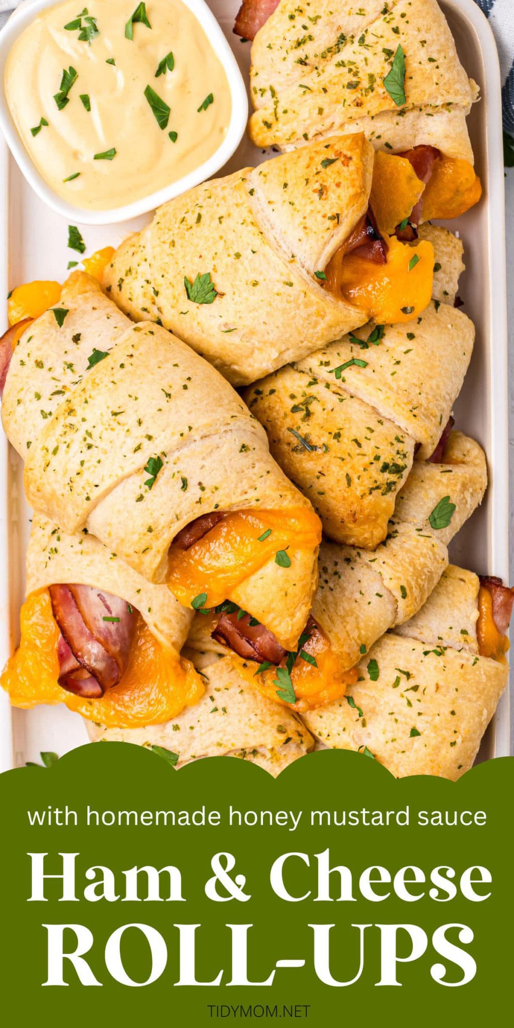 Ham & Cheese Roll-Ups; Crescent Roll Sandwiches - TidyMom®