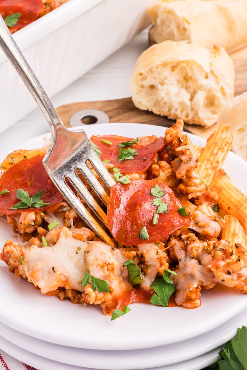 Pizza Pasta Bake-Easy Casserole Recipe - TidyMom®