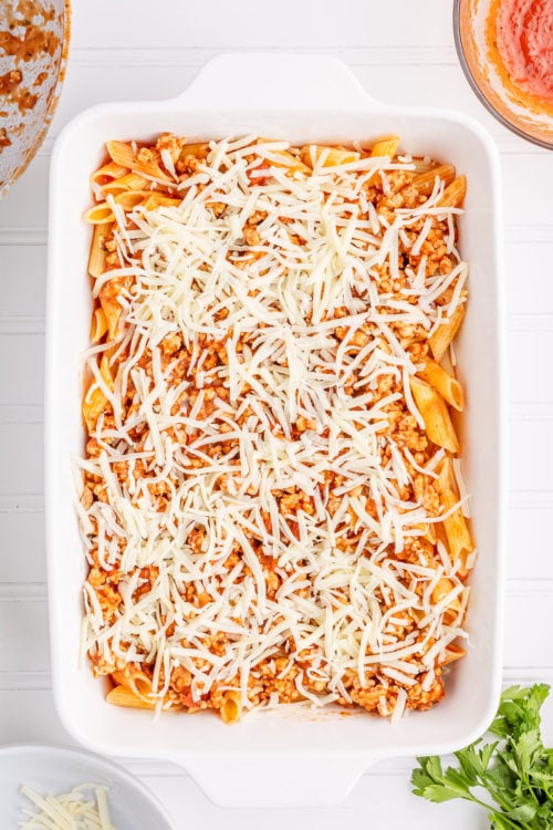 Pizza Pasta Bake-Easy Casserole Recipe - TidyMom®