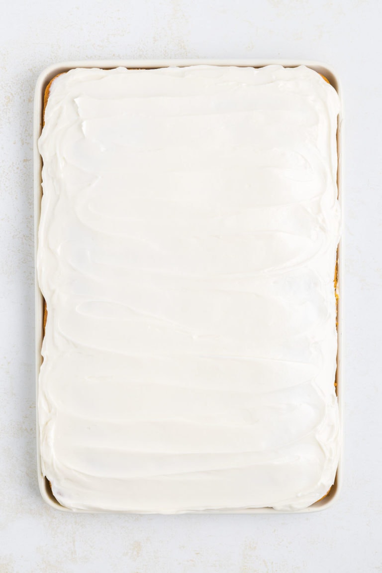 Pumpkin Sheet Cake With Easy Cream Cheese Frosting - TidyMom®