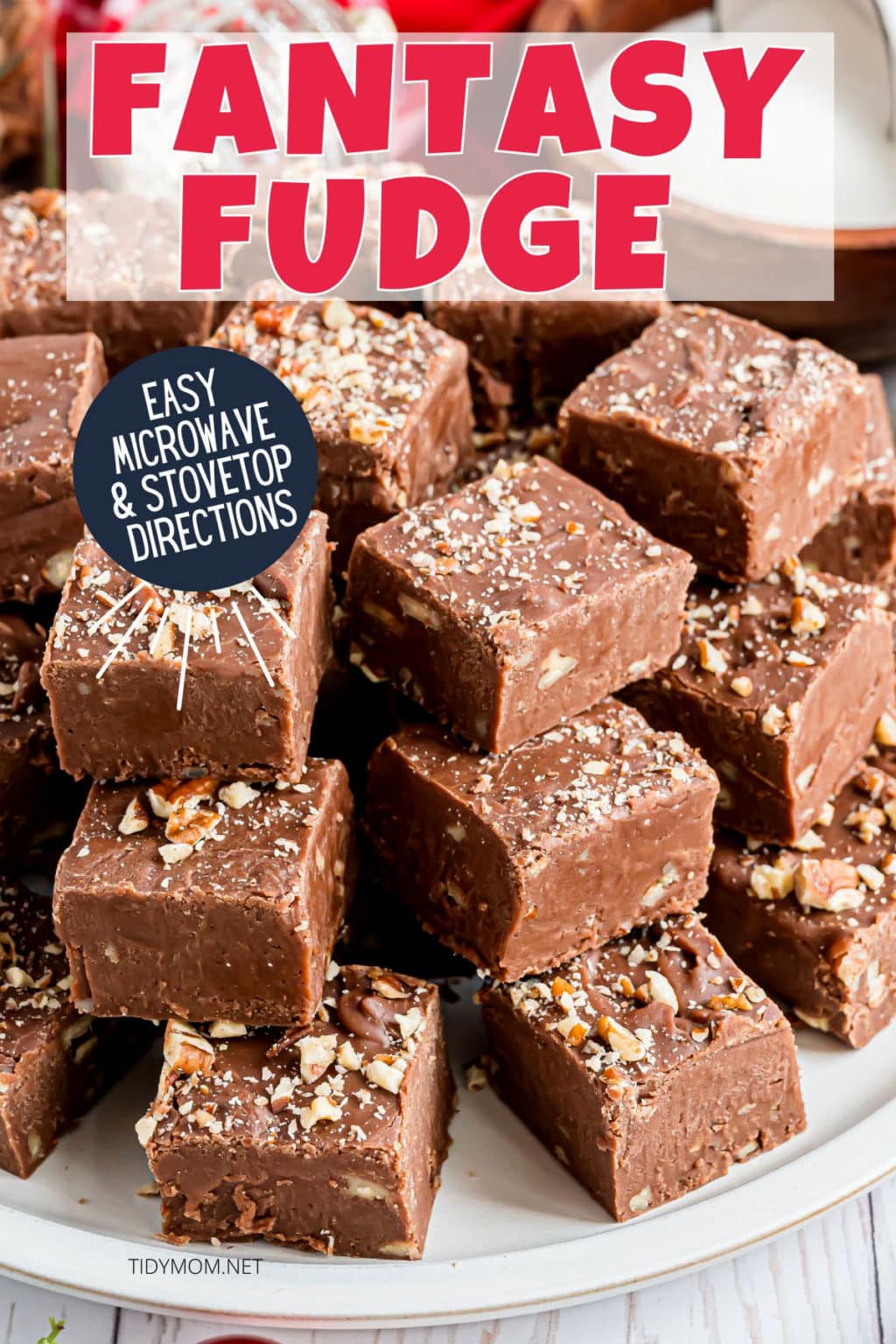 Easy Microwave Fantasy Fudge - TidyMom®