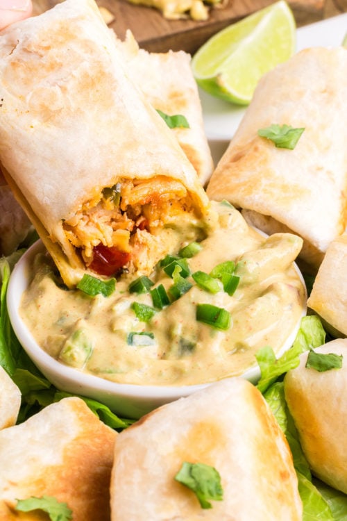 Firecracker Chicken Wraps-Easy Appetizer Recipe - TidyMom®