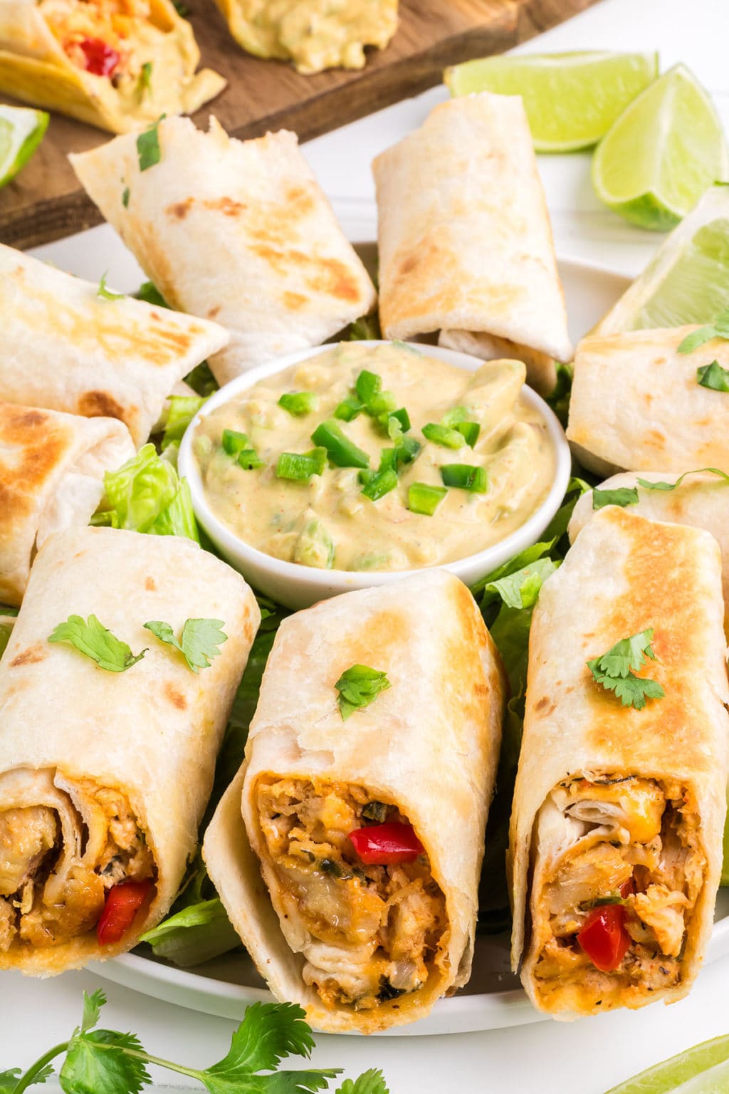 Firecracker Chicken Wraps-Easy Appetizer Recipe - TidyMom®