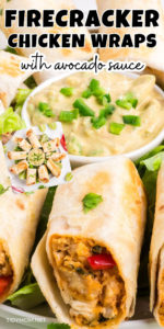 Firecracker Chicken Wraps-Easy Appetizer Recipe - TidyMom®