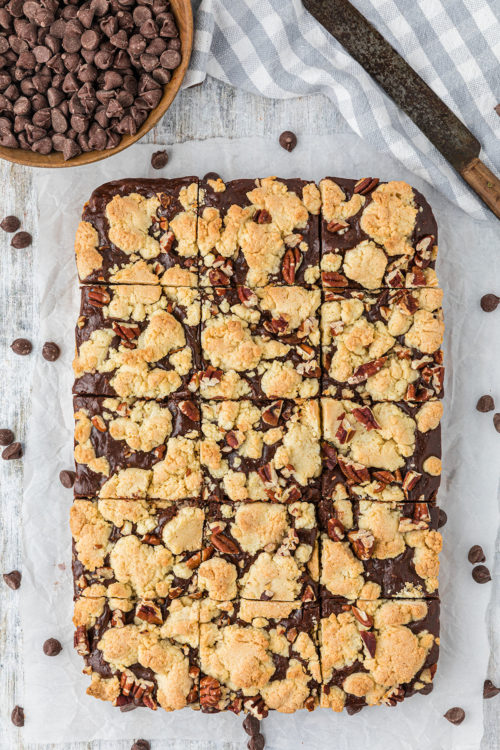 Epic Fudge Nut Bars-Triple Layer Cookie Bar Recipe - TidyMom®