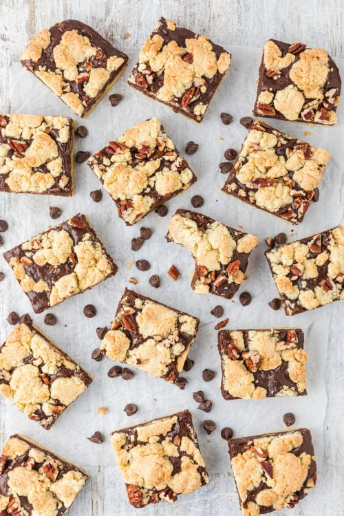 Epic Fudge Nut Bars-Triple Layer Cookie Bar Recipe - TidyMom®