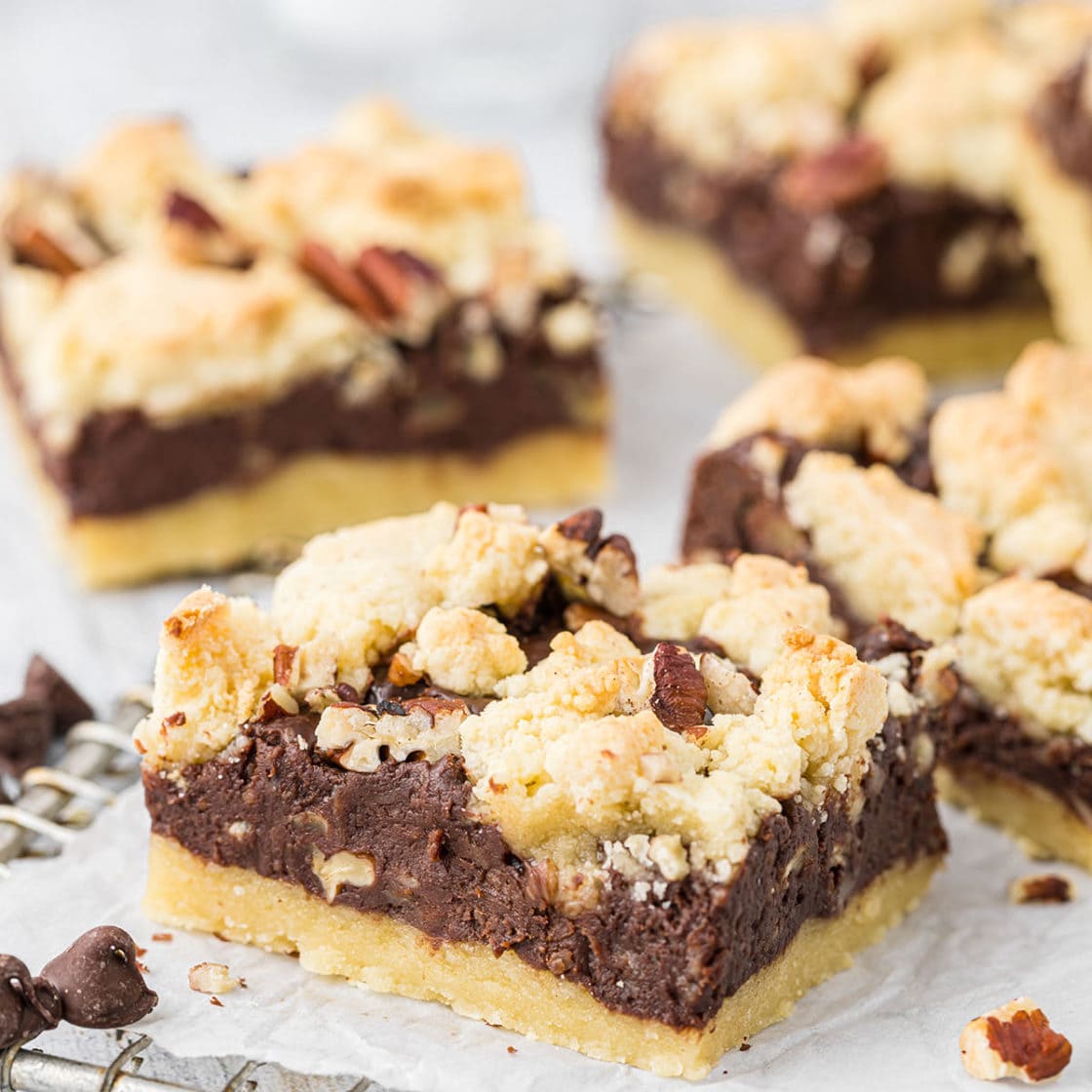 Epic Fudge Nut Bars-Triple Layer Cookie Bar Recipe - TidyMom®