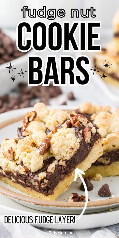 Epic Fudge Nut Bars-Triple Layer Cookie Bar Recipe - TidyMom®