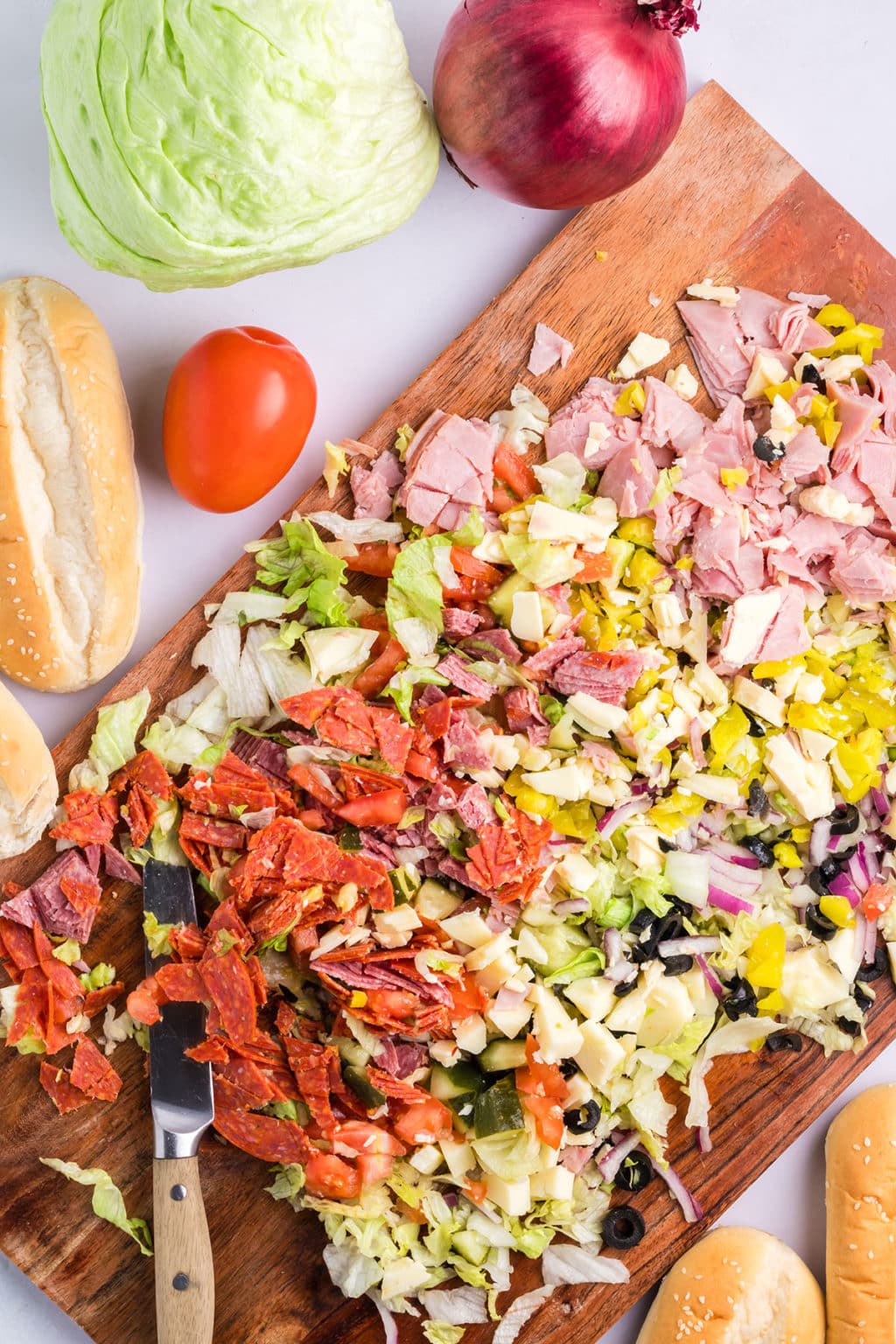 Chopped Italian Sandwich Recipe & Soggy Bun Hack - TidyMom®