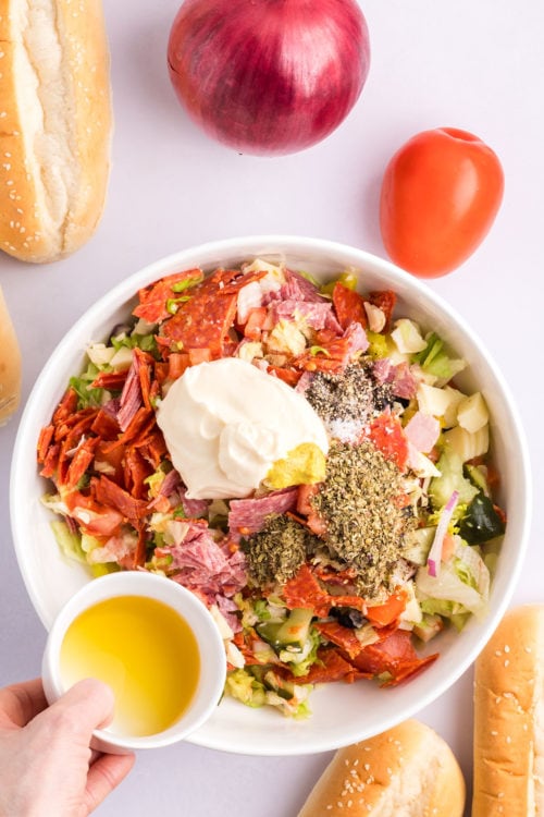 Chopped Italian Sandwich Recipe & Soggy Bun Hack - TidyMom®