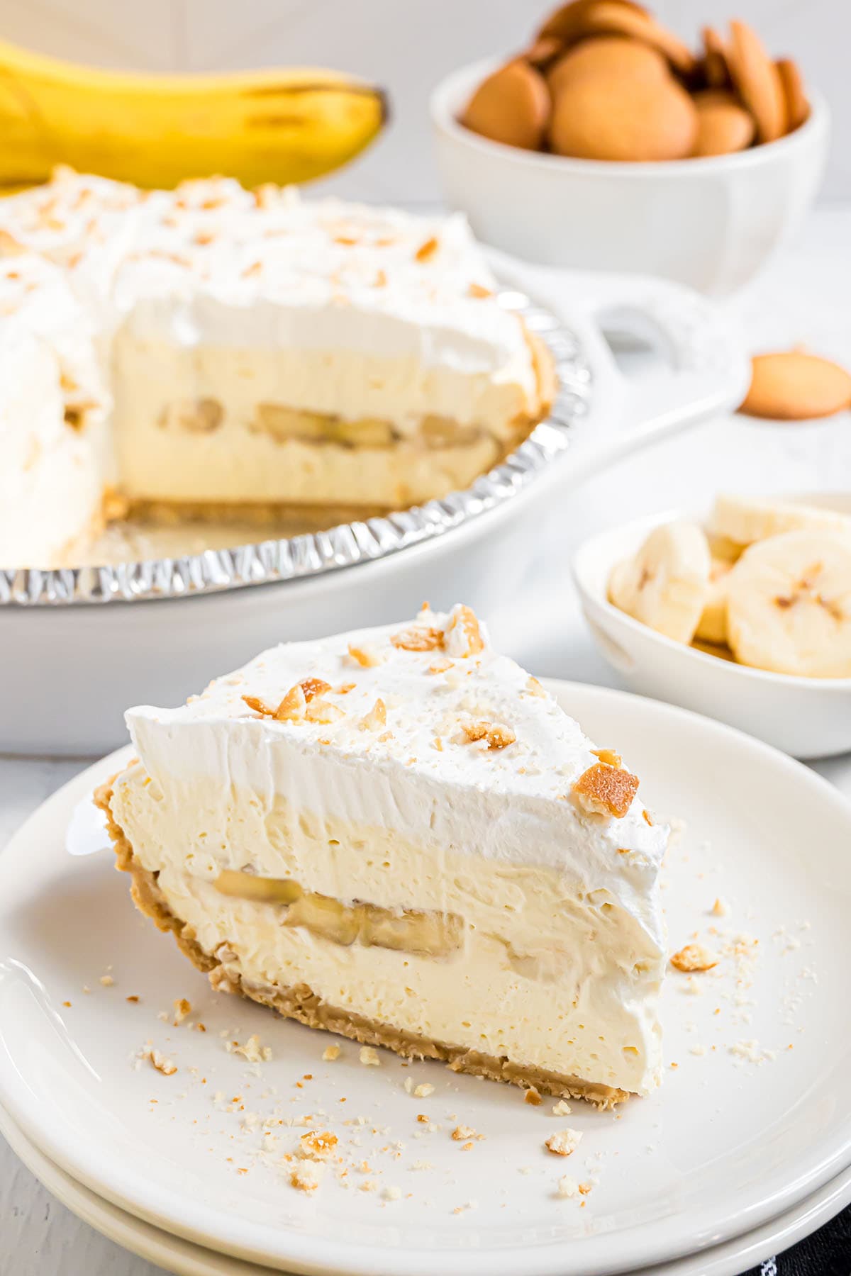Easy Banana Cream Pie- Quick No-Bake Recipe - TidyMom®