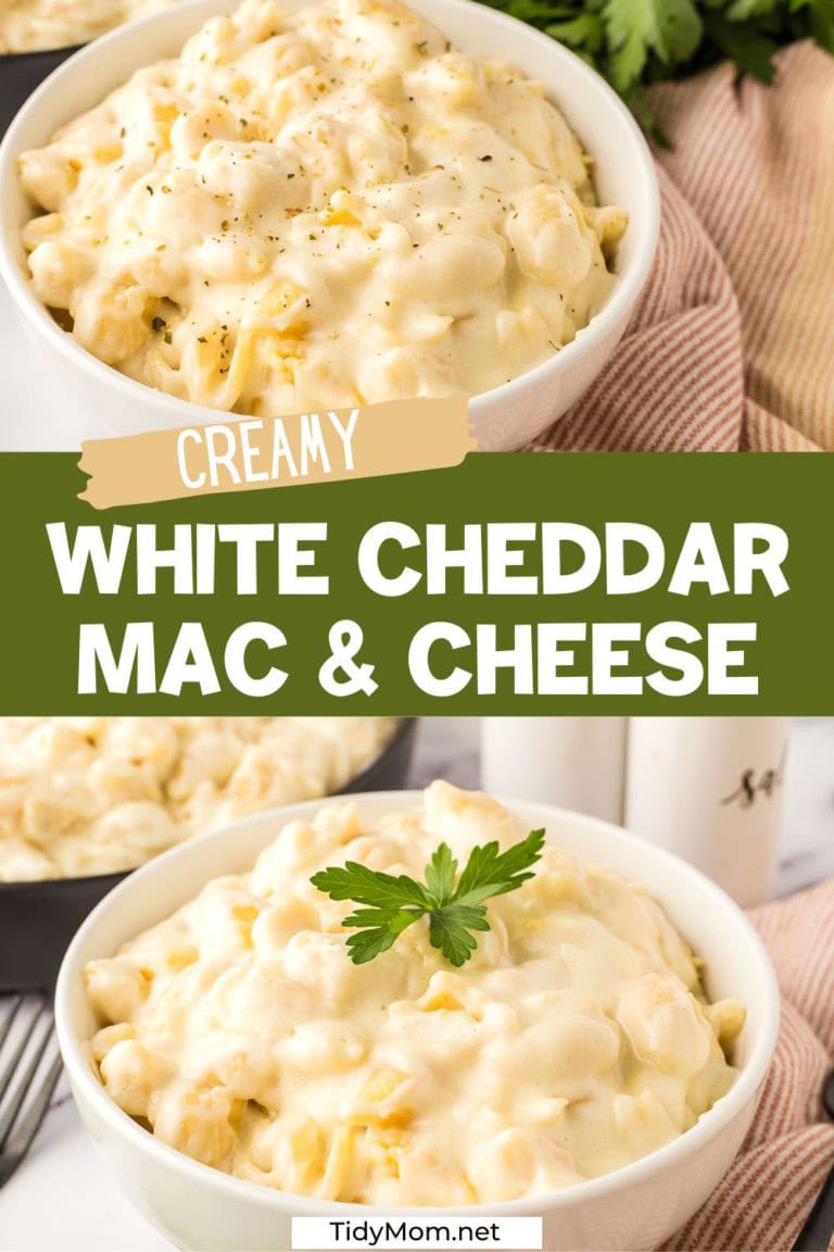 White Cheddar Mac and Cheese Recipe - TidyMom®