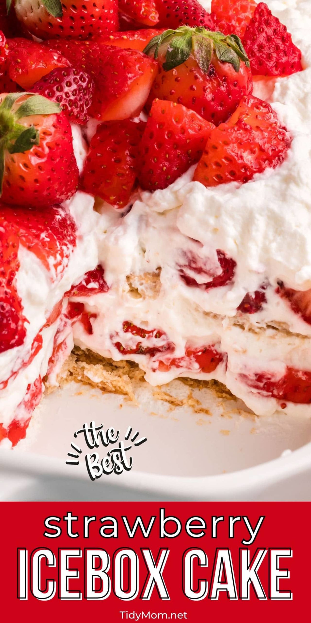 Strawberry Icebox Cake - TidyMom®