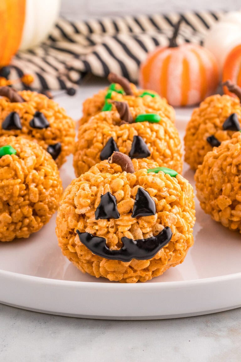 Pumpkin Spice Rice Krispie Treats - TidyMom®