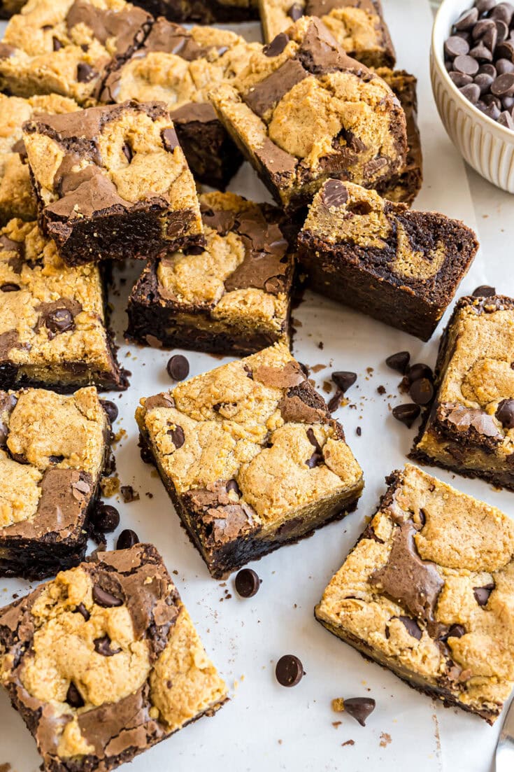 Easy Brookie Bars (Brownie Cookie Bars) - TidyMom®